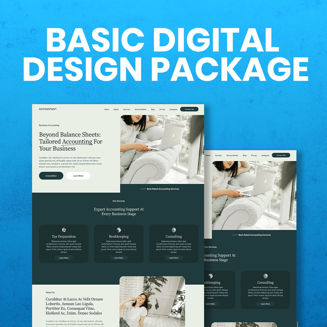 Basic Digital Design Package - Creative Bird